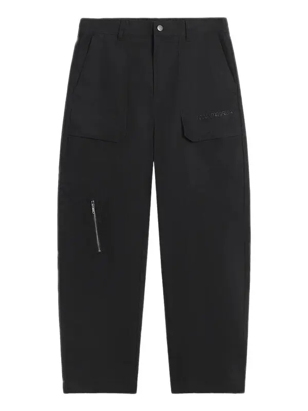 LI-NING Counterflow Logo Straight Pants - Black