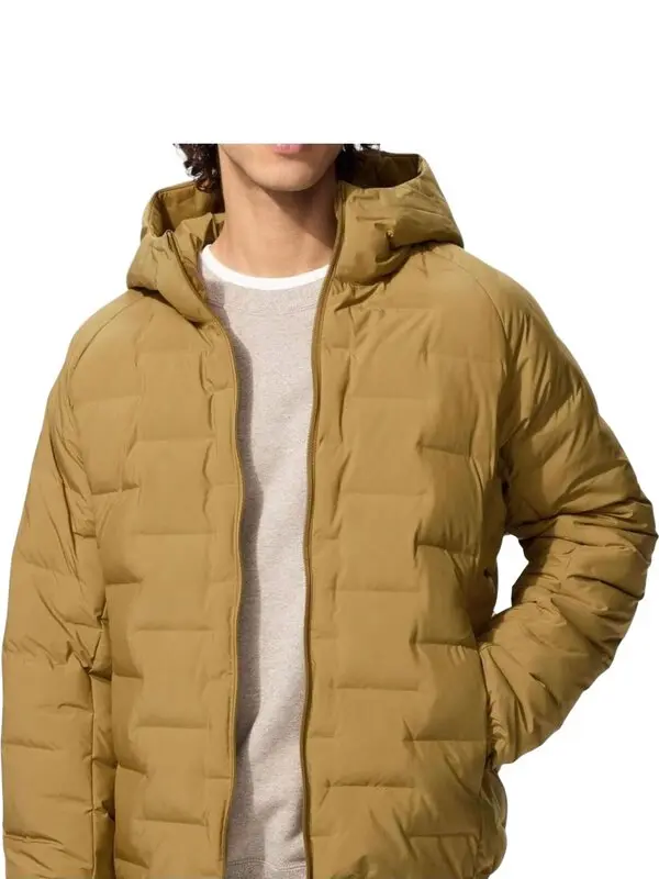 Uniqlo Pufftech Hooded Parka - Yellow