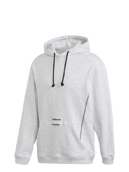 Adidas Solid Color Hoodie With Drawstring - Multi-color