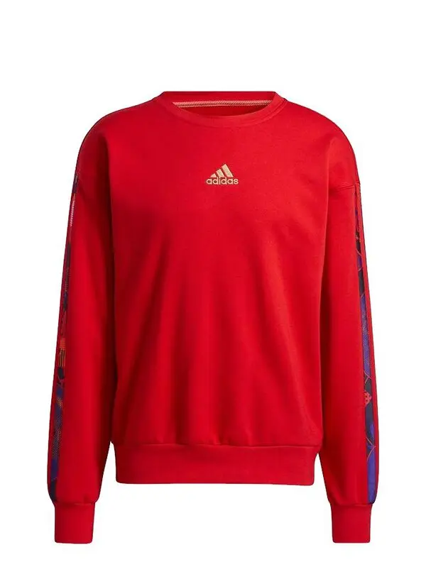 Adidas Mic Graphic Crew Sweatshirt - Light Red