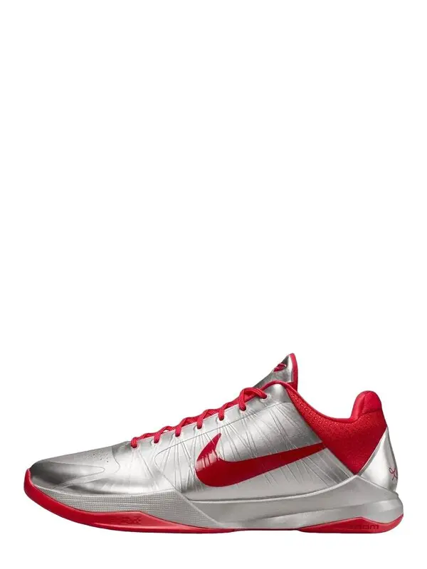 Nike X Caitlin Clark Kobe Protro 'rookie Of The Year' Sneakers - Metallic Silver/university Red