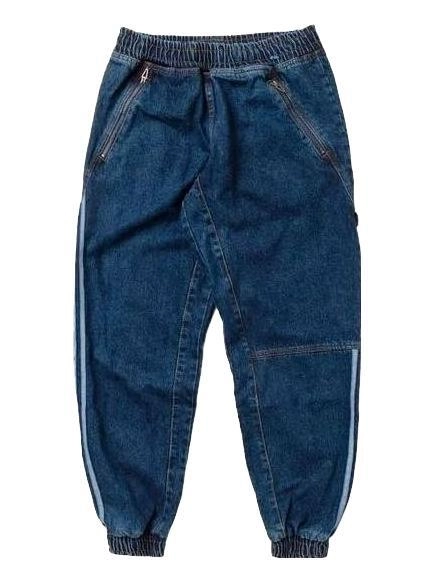 Adidas X Ivy Park Denim Joggers - Dark Blue