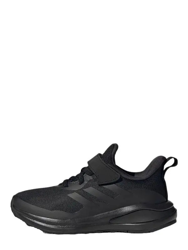 Adidas Fortarun Elastic Lace K 'triple Sneakers - Black