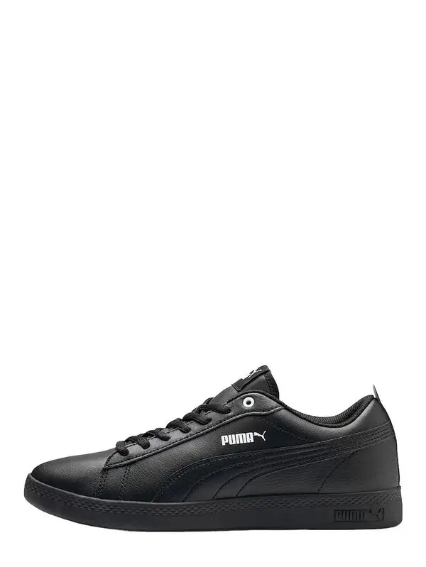 PUMA Smash V2 Leather Sneakers - Black
