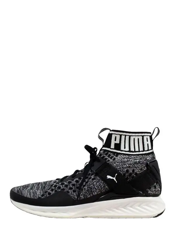 PUMA Ignite Evoknit High Top Sneakers - Black