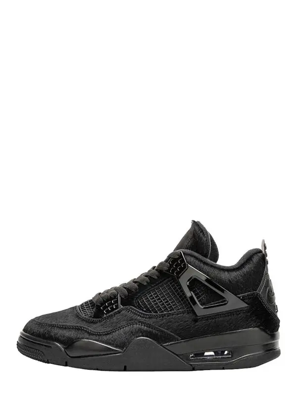 JORDAN Air 4 Retro X Olivia Kim 'no Cover' Sneakers - Black/black