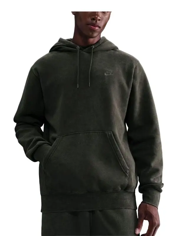 Nike Club Washed Fleece Hoodie - Sequoia