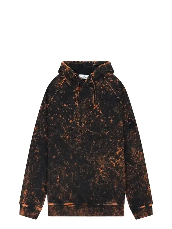 Stone Island Tie-dye Hoodie - Orange