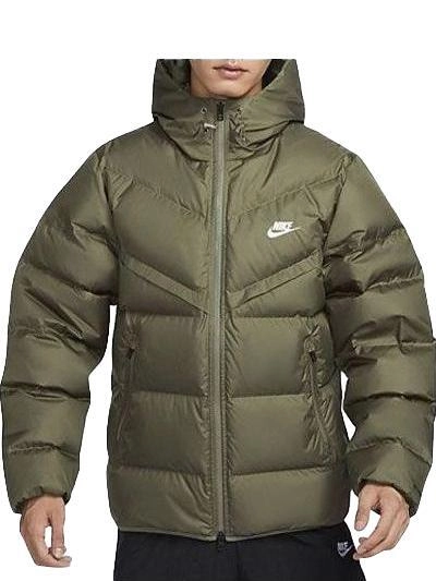 Nike Therma-fit Repel Hooded Puffer Jacket - Green