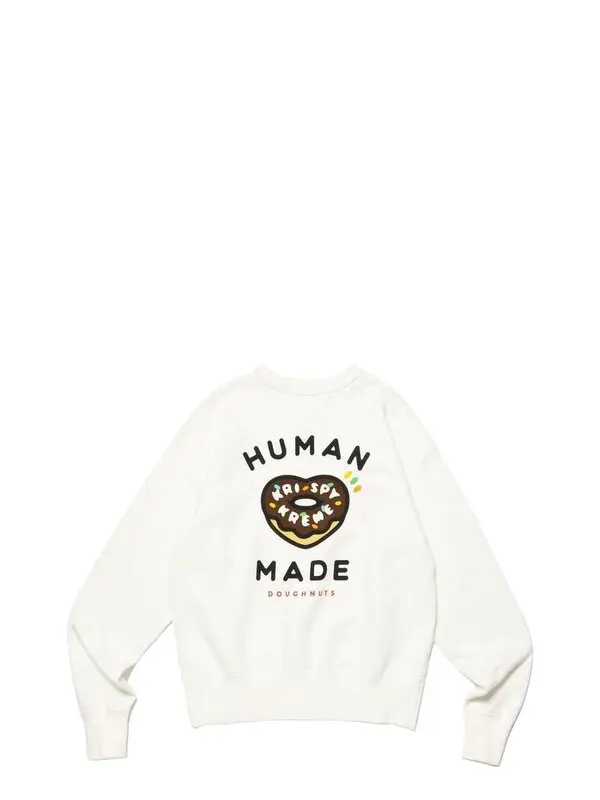 HUMAN MADE X Krispy Kreme Graphic Long Sleeve T-shirt - White