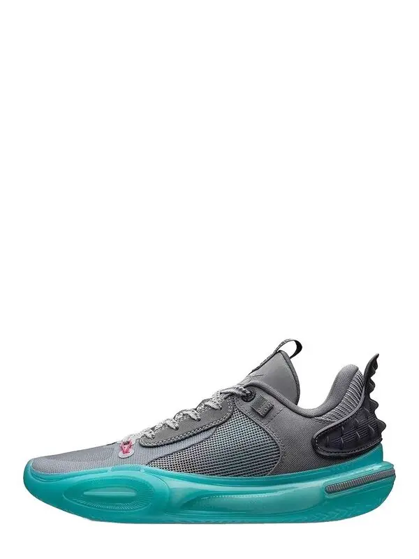 LI-NING Wade All City 'team No Sleep' Athletic Sneakers - Grey/teal