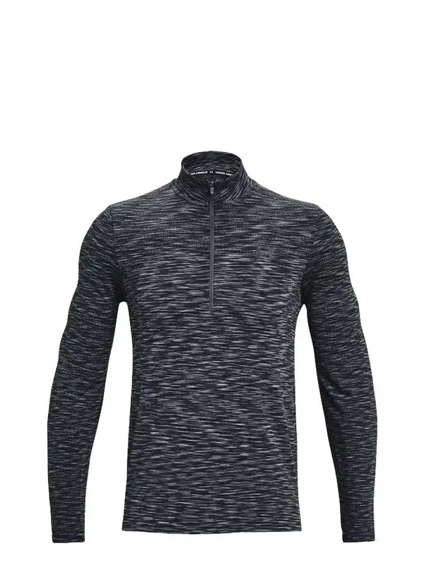 Under Armour Seamless 1/2 Zip Top - Pitch Grey/black