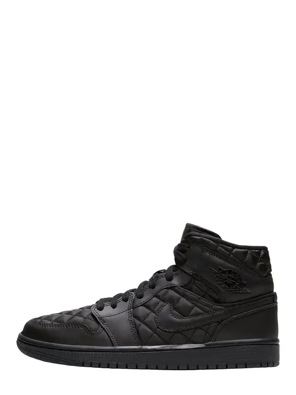 JORDAN 1 Mid Se Quilted Sneakers - Black