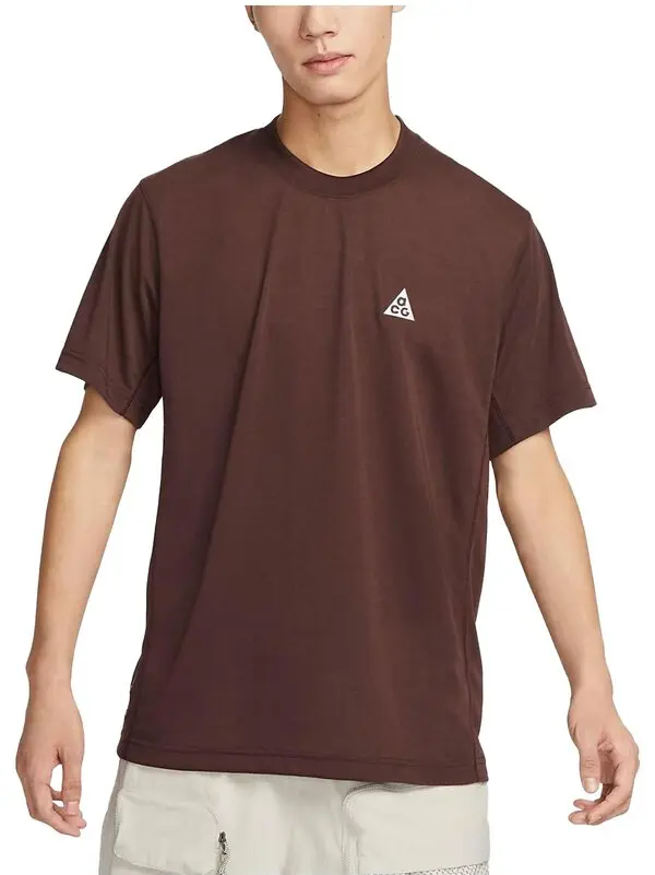 Nike Dri-fit Adv Goat Rocks Short-sleeve Top - Brown