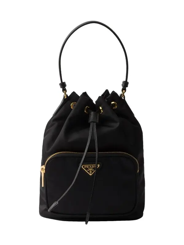 Prada Re-nylon Bucket Bag - Black