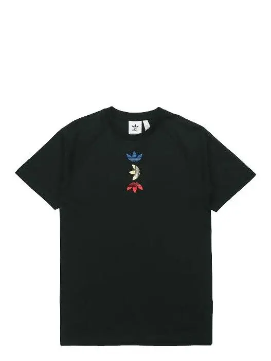 Adidas Originals Trefoil Tee Ref/met - Black