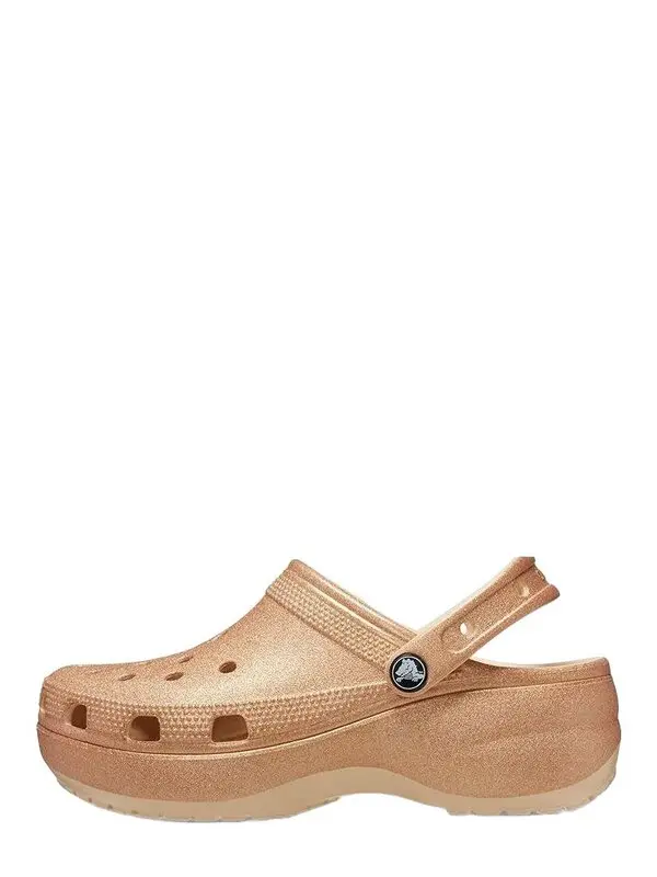 CROCS Classic Glitter Clogs - Orange