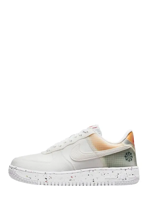 Nike Force 1 Crater Sneakers - White/orange