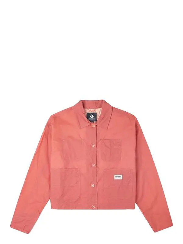 CONVERSE Sheer Chore Coat - Dark Pink