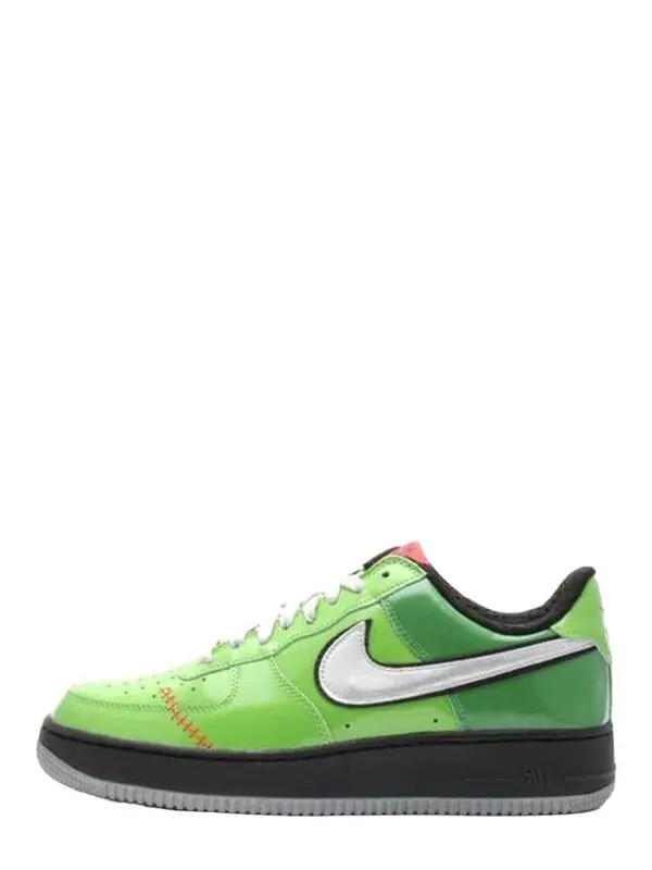 Nike Force 1 Premium "frankenstein" Low Top Sneakers - Green/black
