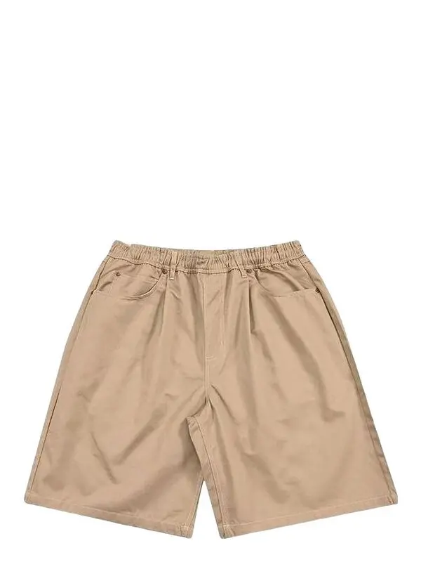 CONVERSE 5-pocket Baggy Shorts - Khaki