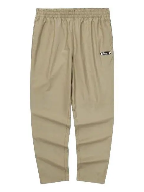 Sketchers Mid-waist Casual Straight-leg Pants - Tan