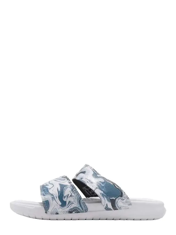 Nike Benassi Duo Ultra Slide Sandals - Blue/white