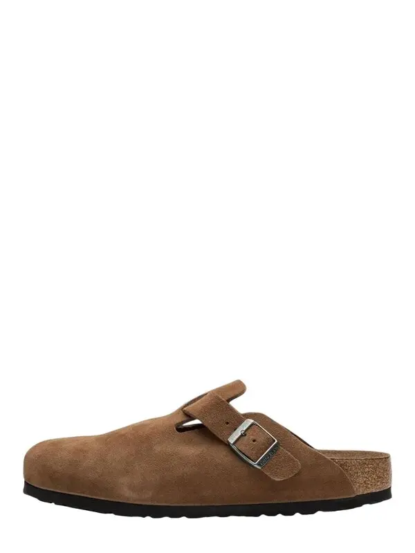 BIRKENSTOCK Boston Soft Footbed Clogs - Dark Tea