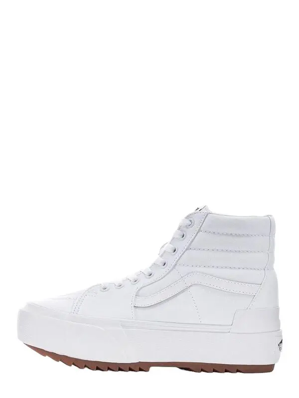 VANS Sk8-hi Stacked Platform Sneakers - White