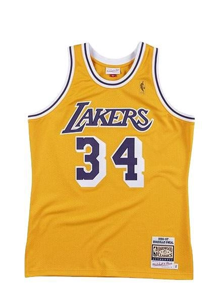 Mitchell & Ness Shaquille O'neal Los Angeles Lakers 1996-97 Authentic Jersey - None
