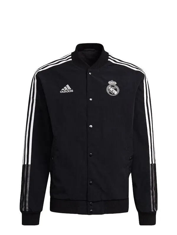 Adidas Real Madrid Bomber Jacket - Black