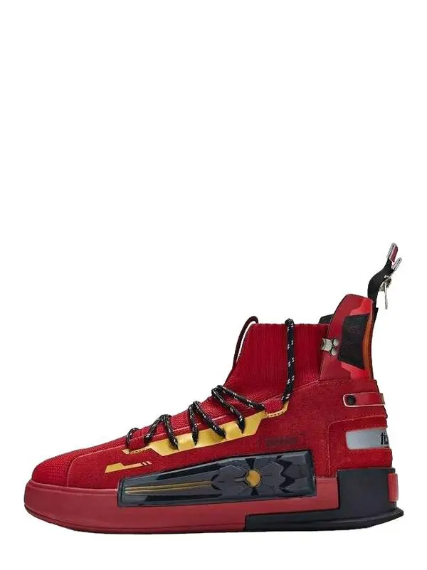 361 DEGREES X Gundam Unicorn Skate Shoes 'sinanju - Red/black/yellow