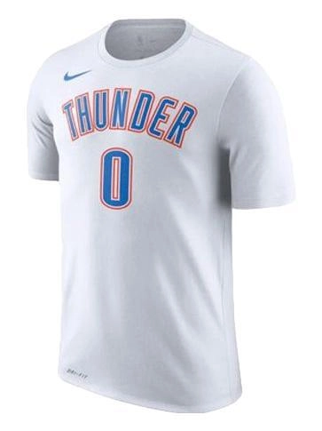 Nike Nba Thunder Westbrook Sports Tee - White