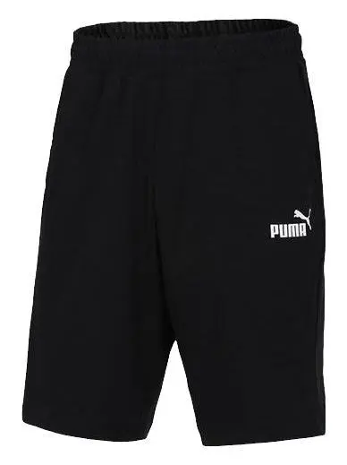 PUMA Solid Casual Shorts - Black