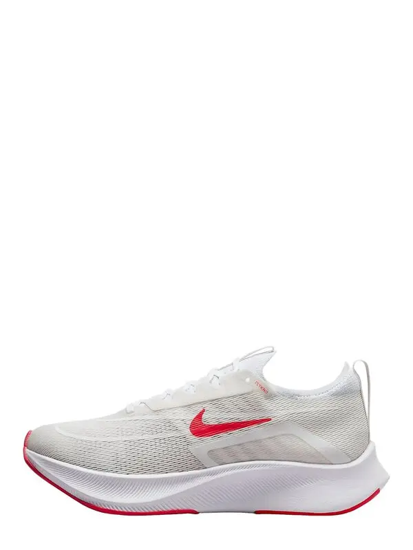 Nike Zoom Fly 4 Athletic Sneakers - White/red