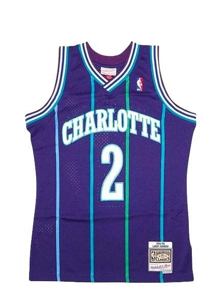 Mitchell & Ness Charlotte Hornets Larry Johnson 1994/95 Nba Swingman Jersey - Default Colorway
