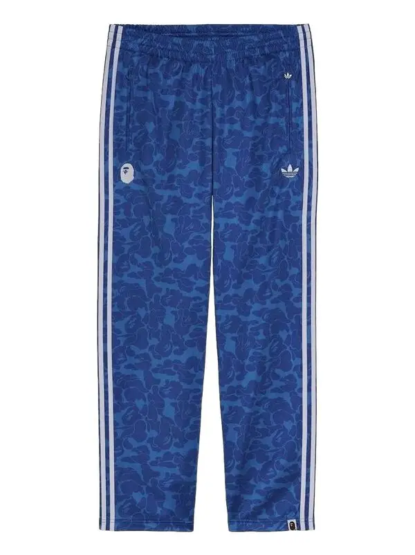 Adidas X Bape Firebird Track Pants Asia Sizing 'blue - Blue/white