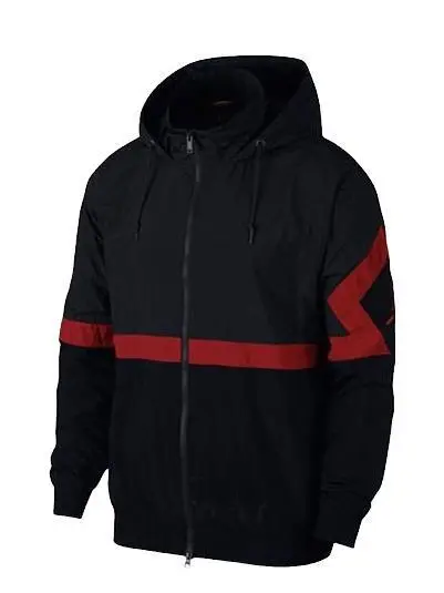JORDAN Casual Sports Hooded Jacket - Black