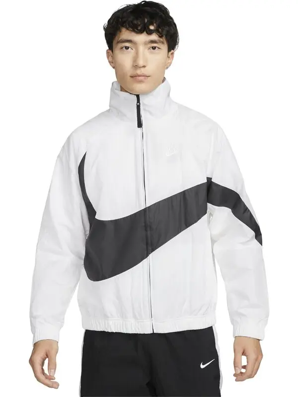 Nike Swoosh Large Logo Woven Jacket - White