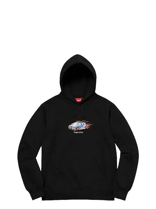 Supreme Cop Car Hooded Sweatshirt - Black