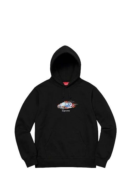 Supreme Cop Car Hooded Sweatshirt - Black
