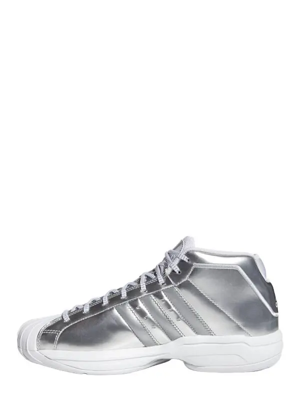 Adidas Pro Model 2g High Top Sneakers - Silver
