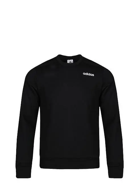 Adidas E Pln Crew Ft Knitted Hooded Shirt Sweater - Black