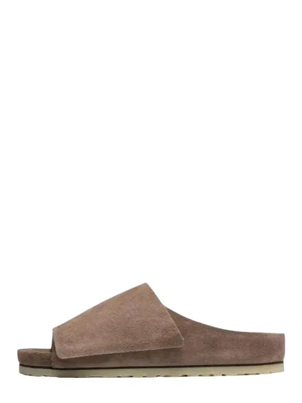BIRKENSTOCK X Fear Of God Los Feliz Suede Leather Sandals - Grey