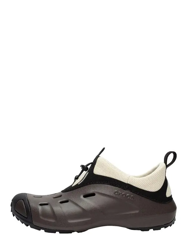 CROCS Quick Trail Clogs - Brown/white/black