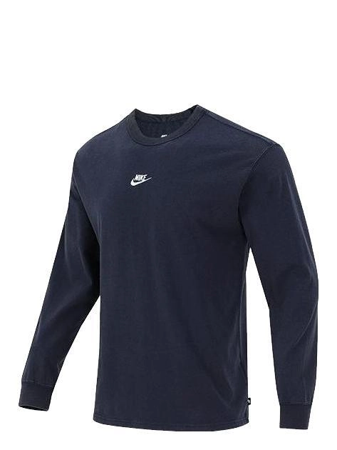 Nike Long Sleeve Crewneck T-shirt - Navy