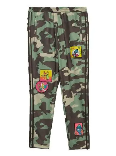 Adidas Originals X Jeremy Scott Crossover Camouflage Sports Pants/trousers/joggers Green - Multicolor