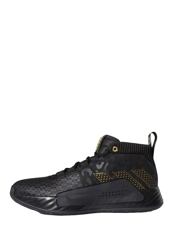 Adidas Marvel X Dame 5 'killmonger' Mid-top Sneakers - Black