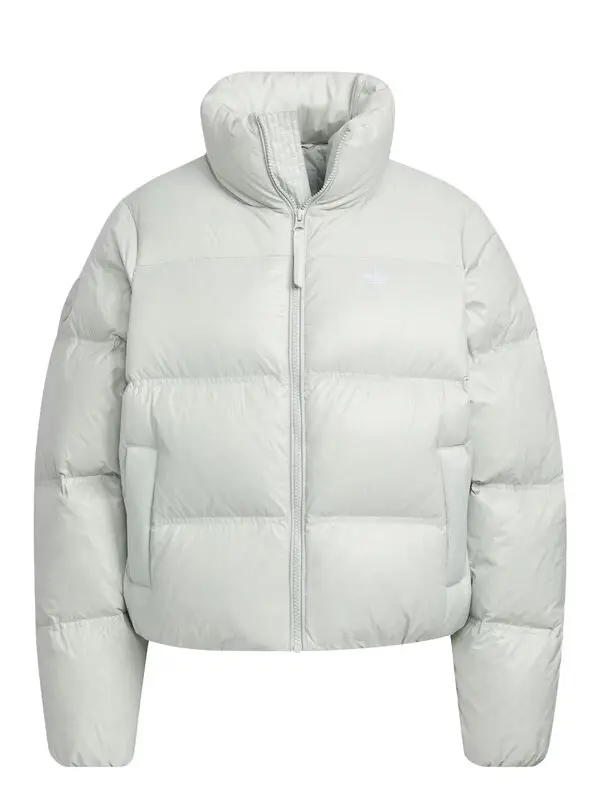 Adidas Originals Cropped Down Jacket - White
