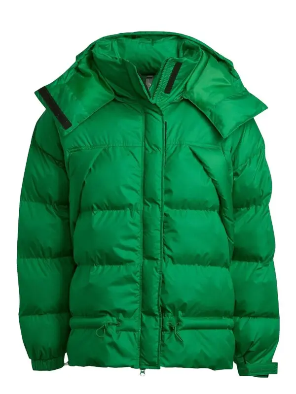 Adidas Mid-length Padded Winter Jacket - Green